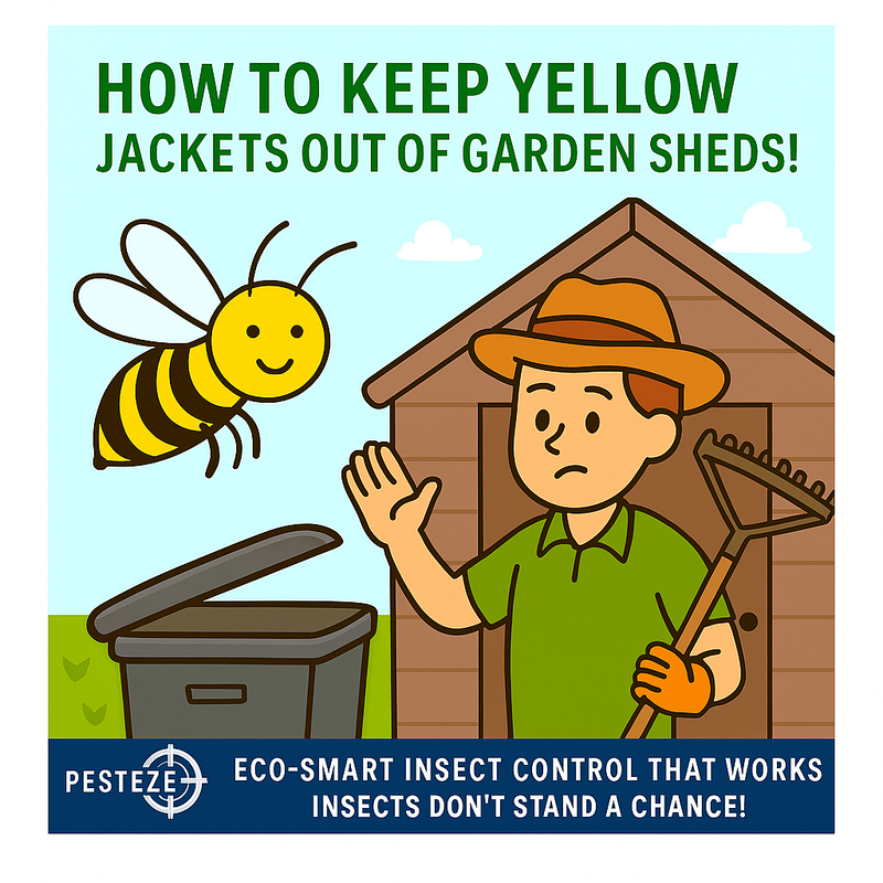 HOW TO KEEP YELLOW JACKETS OUT OF GARDEN SHEDS! – Pesteze