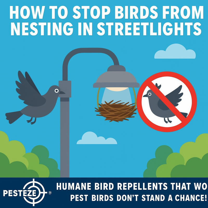 HOW TO STOP BIRDS FROM NESTING IN STREETLIGHTS - Pesteze