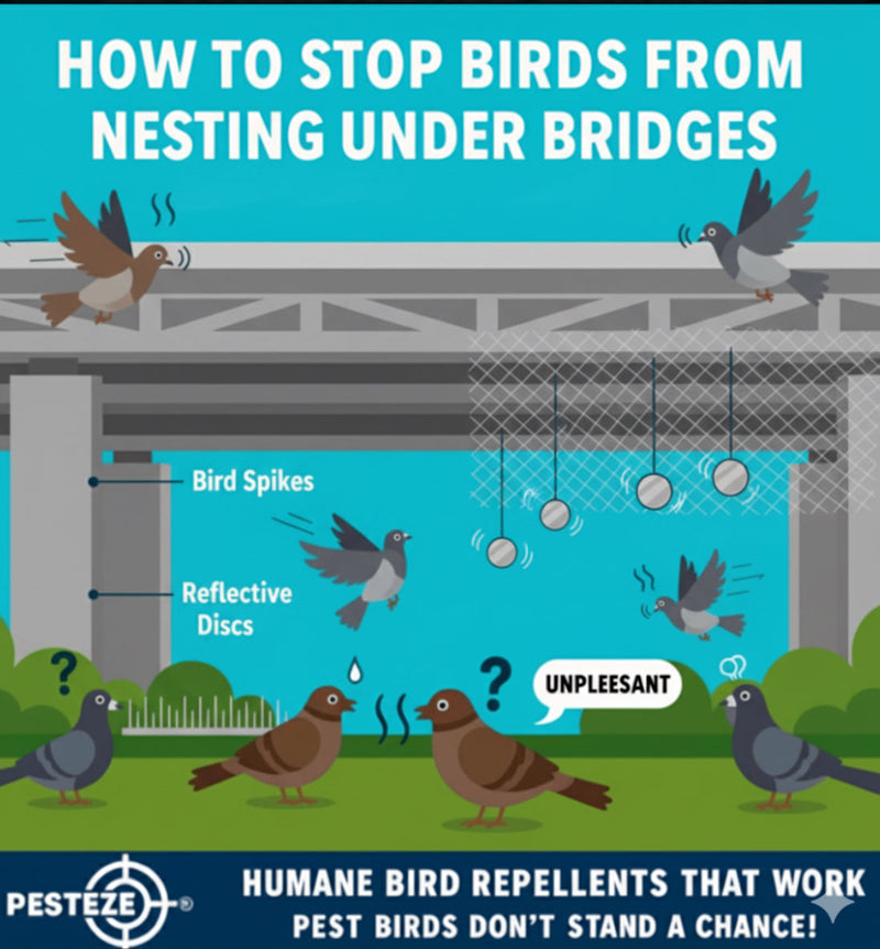 HOW TO STOP BIRDS FROM NESTING UNDER BRIDGES – Pesteze