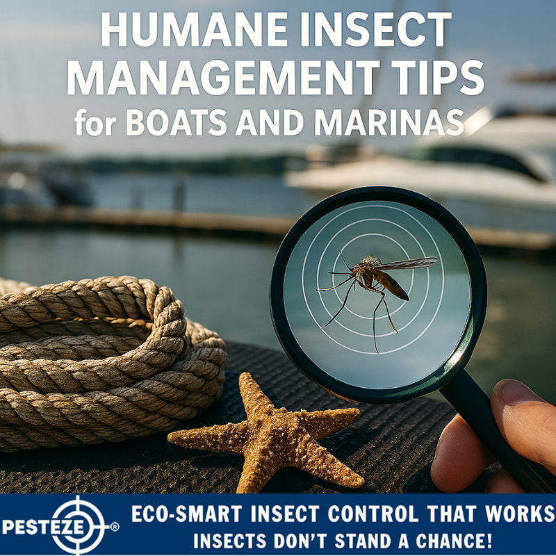 Humane Insect Management Tips for Boats and Marinas | PESTEZE® – Pesteze