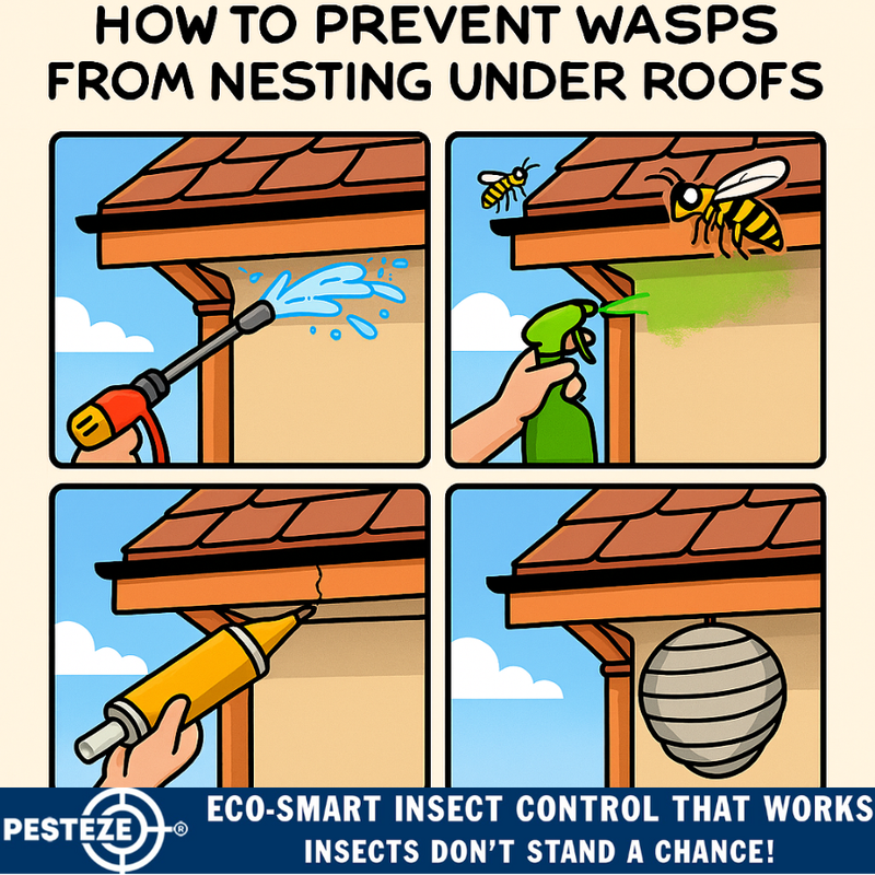HOW TO PREVENT WASPS FROM NESTING UNDER ROOFS - Pesteze