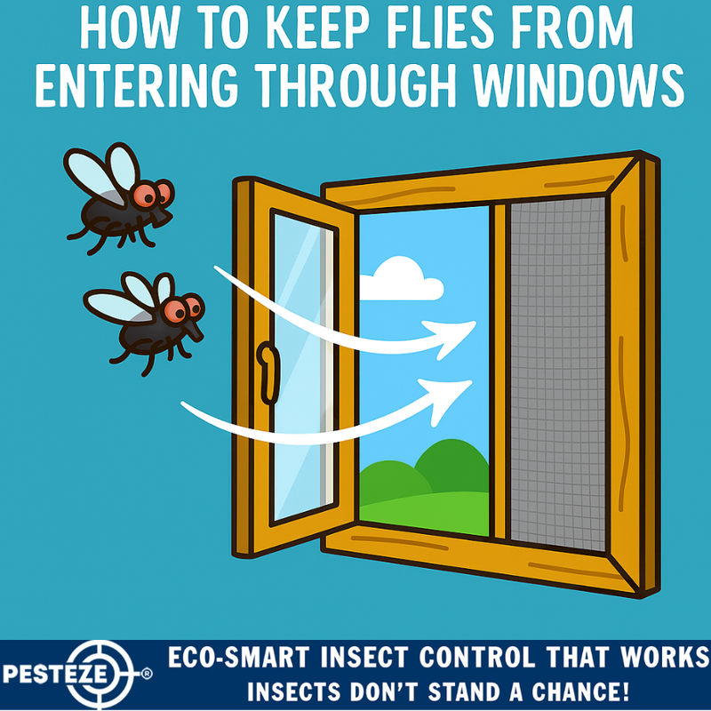 HOW TO KEEP FLIES FROM ENTERING THROUGH WINDOWS - Pesteze