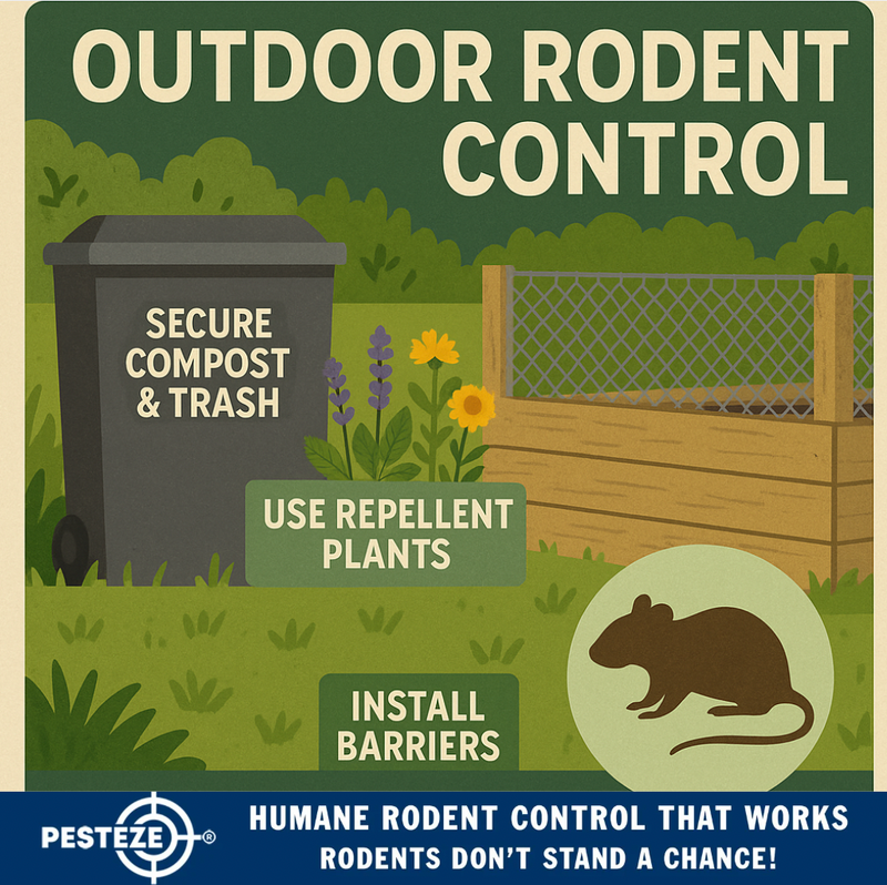 OUTDOOR RODENT CONTROL FOR GARDENS AND YARDS - Pesteze