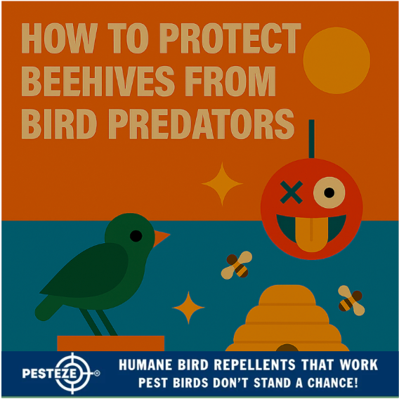 HOW TO PROTECT BEEHIVES FROM BIRD PREDATORS - Pesteze