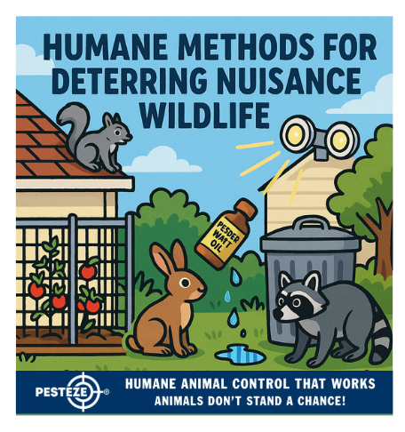 HUMANE METHODS FOR DETERRING NUISANCE WILDLIFE - Pesteze