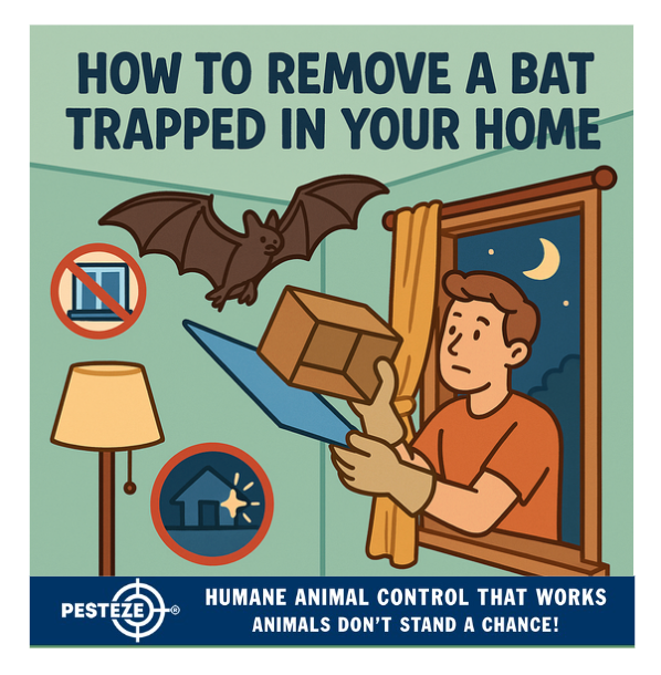 How to Remove a Bat Trapped in Your Home | Safe & Humane Bat Removal ...