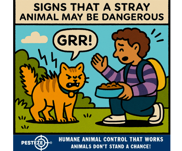 SIGNS THAT A STRAY ANIMAL MAY BE DANGEROUS - Pesteze