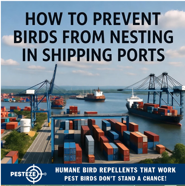 HOW TO PREVENT BIRDS FROM NESTING IN SHIPPING PORTS - Pesteze