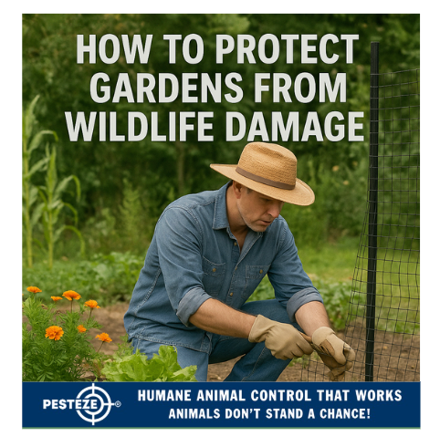 HOW TO PROTECT GARDENS FROM WILDLIFE DAMAGE HUMANELY AND EFFECTIVELY ...