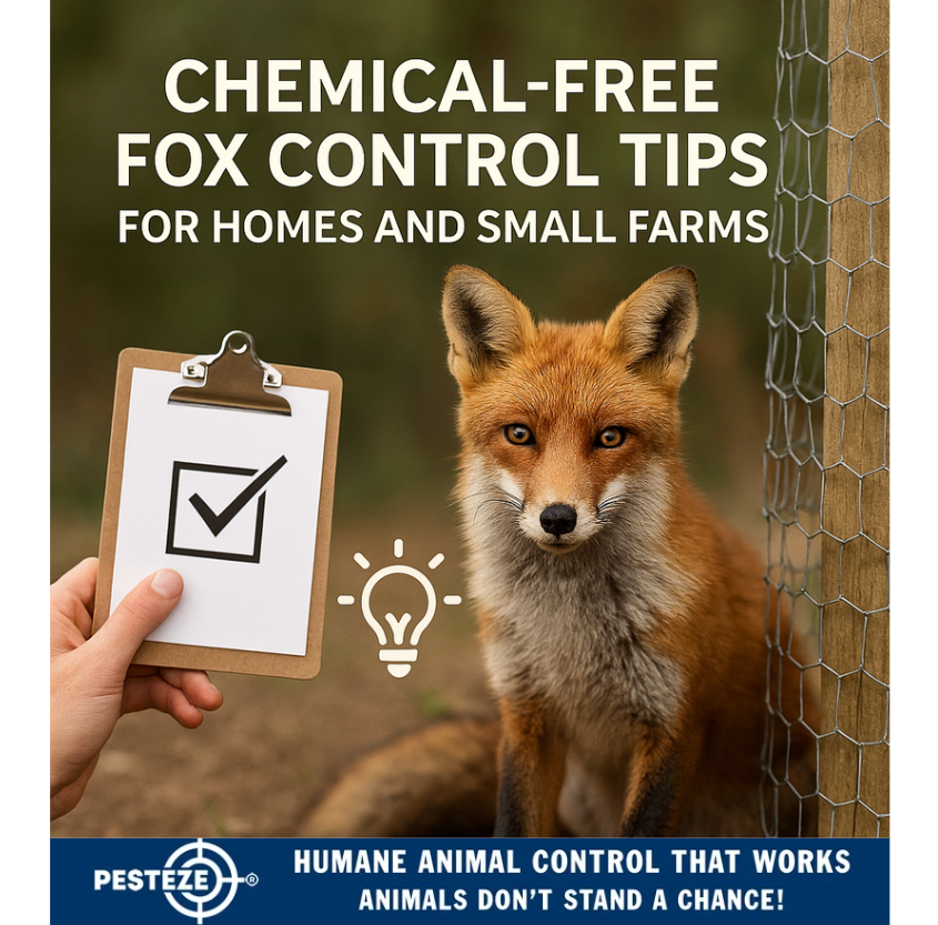 Chemical-Free Fox Control Tips | PESTEZE® Guide – Pesteze