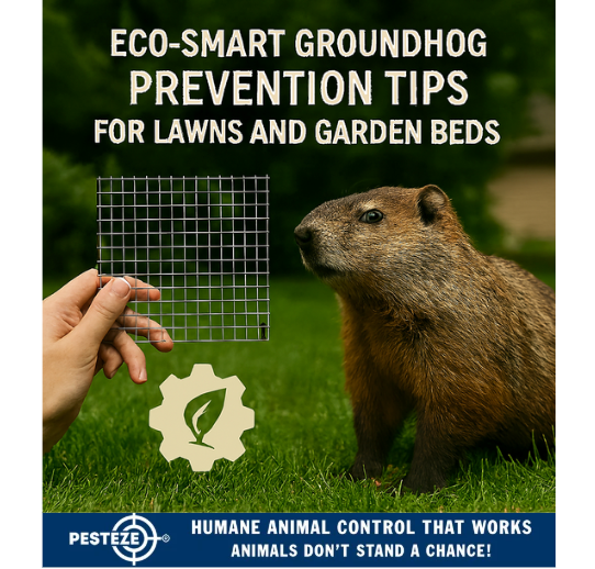 Eco-Smart Groundhog Prevention for Gardens | PESTEZE® – Pesteze