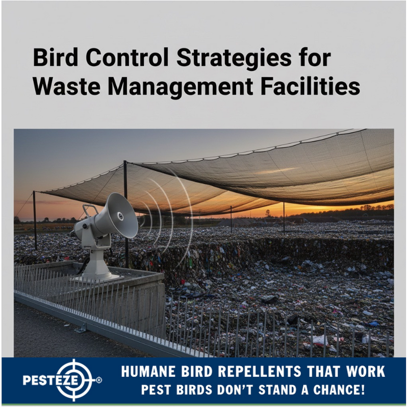 BIRD CONTROL STRATEGIES FOR WASTE MANAGEMENT FACILITIES - Pesteze