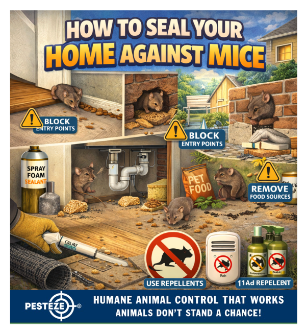 How to Seal Your Home Against Mice | PESTEZE® Exclusion Guide – Pesteze