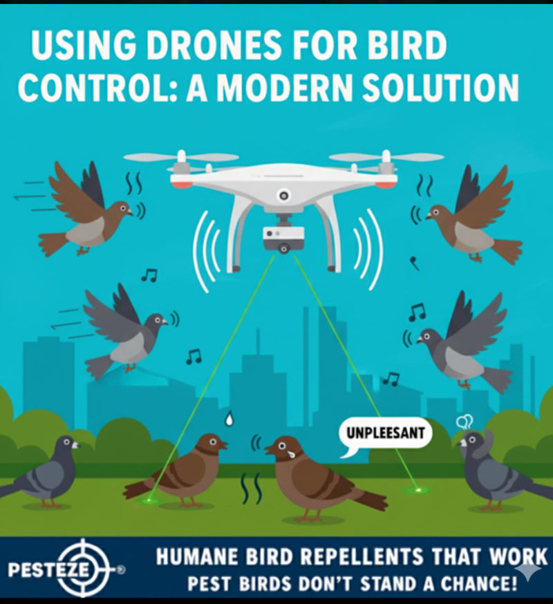 USING DRONES FOR BIRD CONTROL: A MODERN SOLUTION - Pesteze