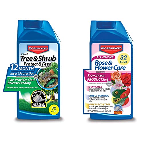 BioAdvanced 12 Month Tree and Shrub Protect and Feed II, Concentrate ...